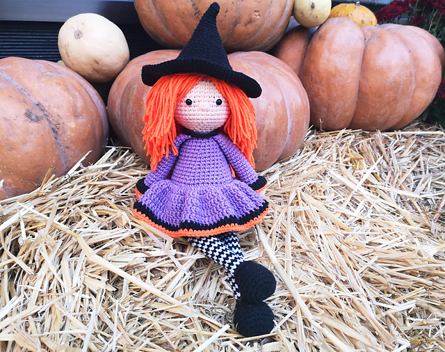 Ravelry: Halloween Witch doll pattern by Svetlana Teplyakova