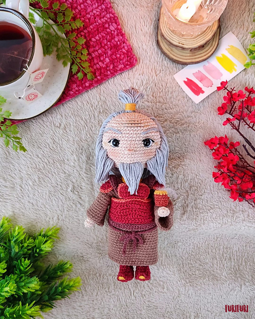 Ravelry: Uncle Iroh Amigurumi pattern by Ana Karolina Ramalho