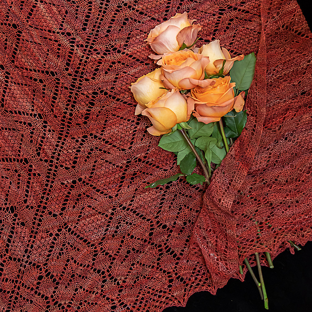 Ravelry: Strawberry Rhubarb Shawl pattern by Denise Bartels