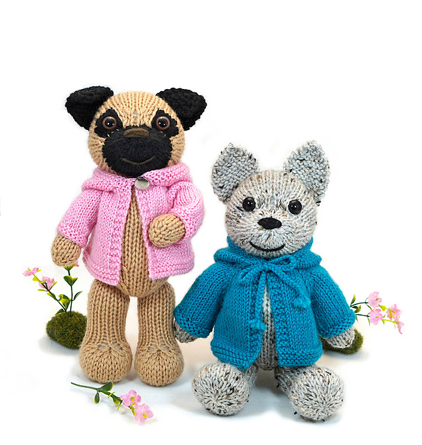 Ravelry: Pug with Anorak pattern by Barbara Prime