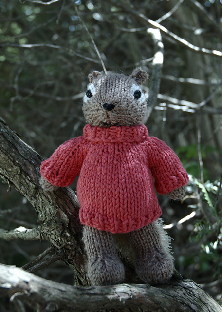 Ravelry: Squirrel's Polo-Neck Pullover pattern by Barbara Prime