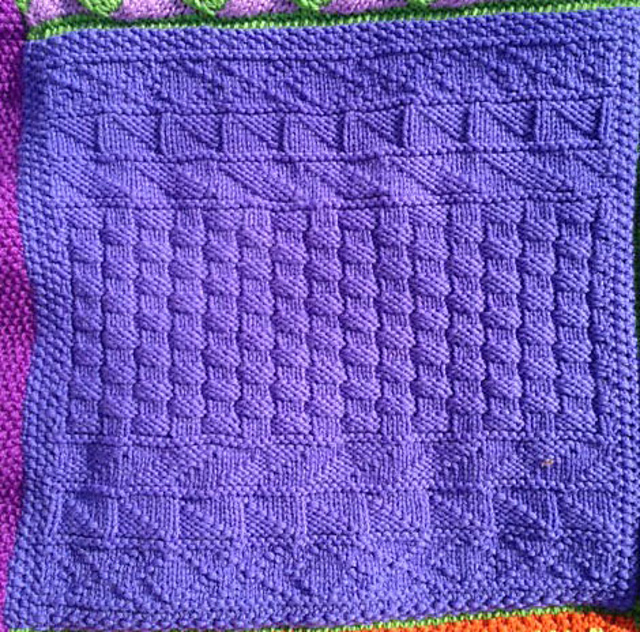 Ravelry: Year Long Afghan 2, Month 1: Texture pattern by Amanda Gill