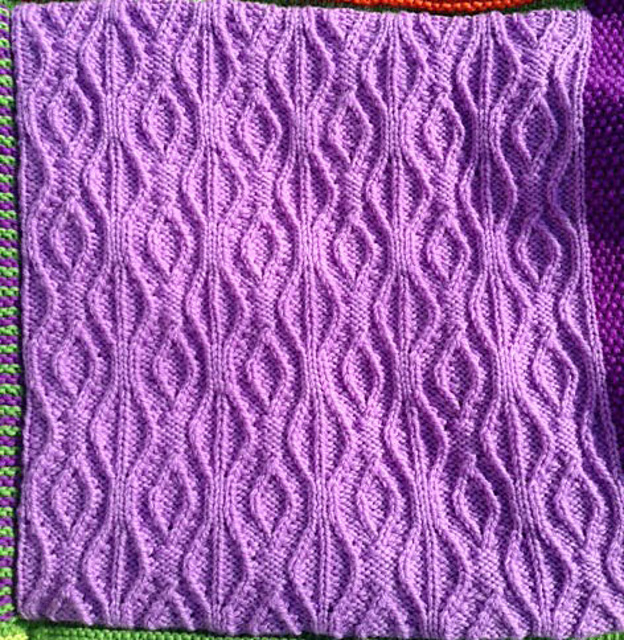 Ravelry: Year Long Afghan 2, Month 5: Twist Stitches pattern by Amanda Gill