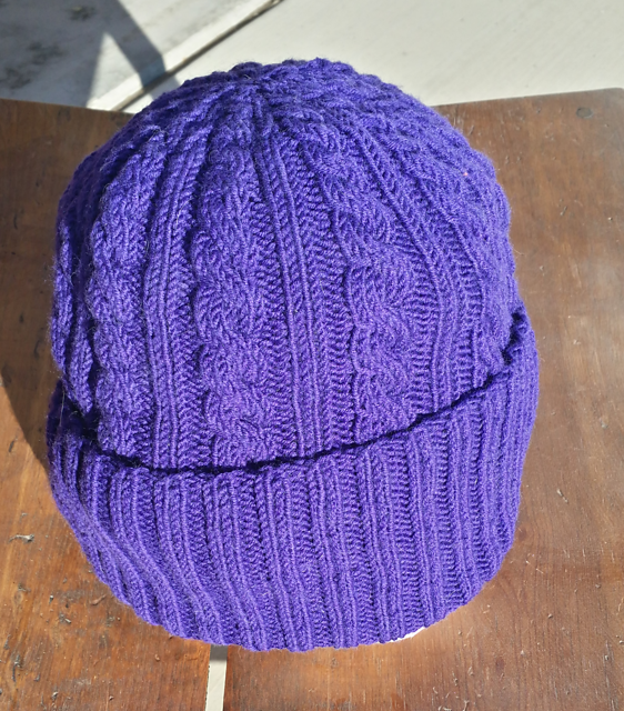 Ravelry: Cable Ribbed Hat pattern by Gail Knits