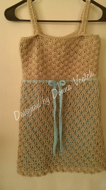 Ravelry: Solomon's Knot Lacy Dress pattern by Donna Veatch