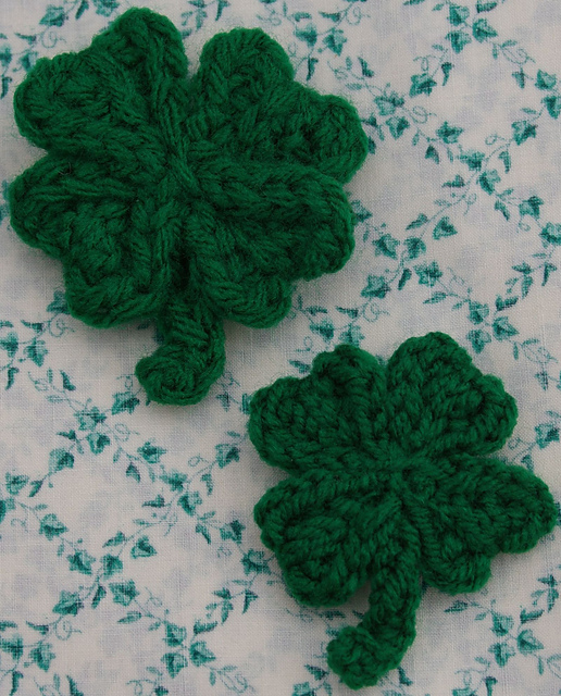 Ravelry: Make your own luck - Shamrock - 4 leaf clover - St. Patrick's ...