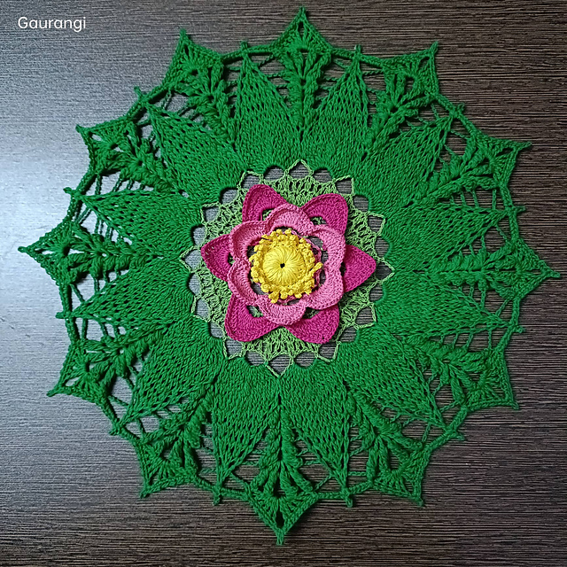 Ravelry: Lotus pattern by Gaurangi Shah