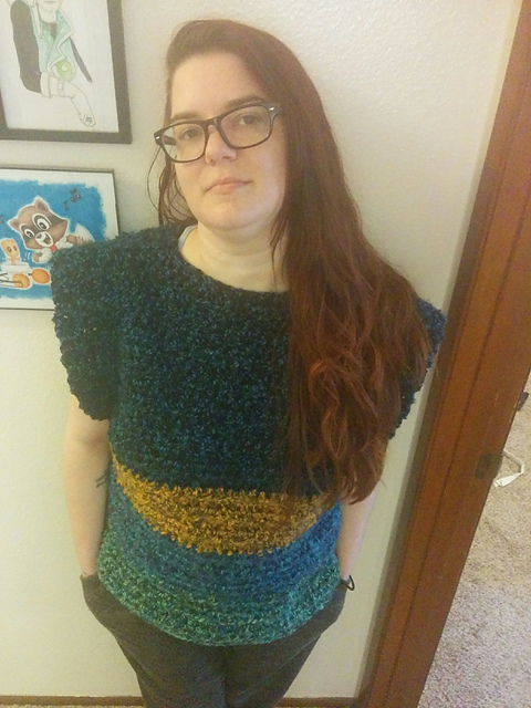 Ravelry: Bulky Rectangle Sweater pattern by Gayle Designs