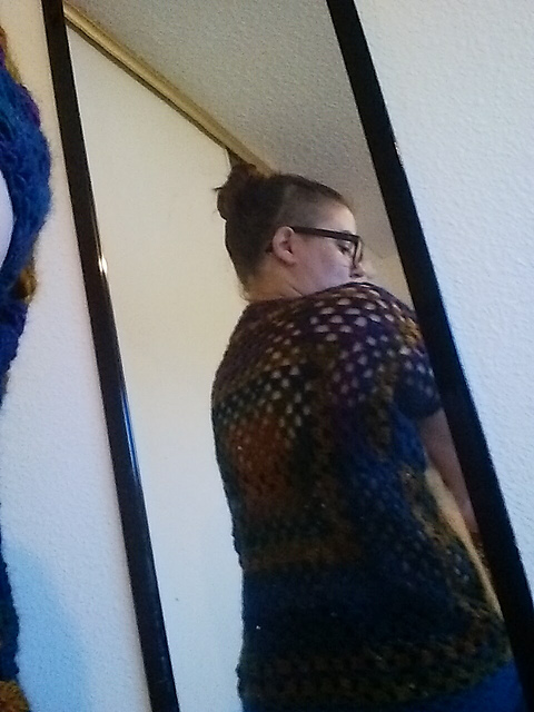 Ravelry: Granny Square Back Sweater pattern by Gayle Designs
