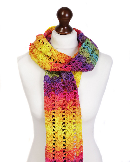 Ravelry: Chain link crochet scarf pattern by Gemma Brown