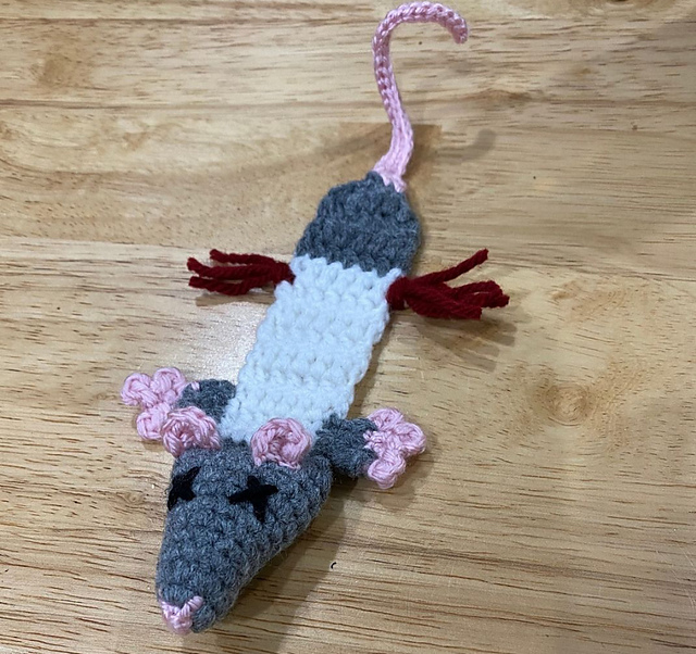 Ravelry: Dead Rat Bookmark pattern by Get to Hooking Crochet