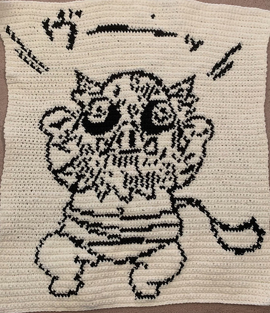 Ravelry: Inosuke from Demon Slayer pattern by knotagainwithamelia