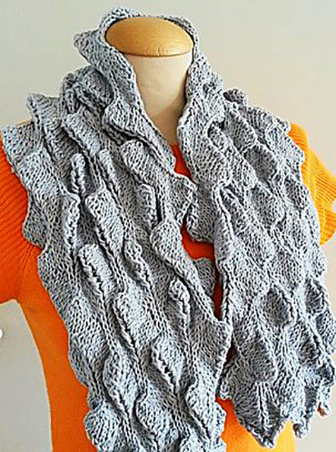 Ravelry: Scarf Shrug Spikes pattern by Jen Giezen