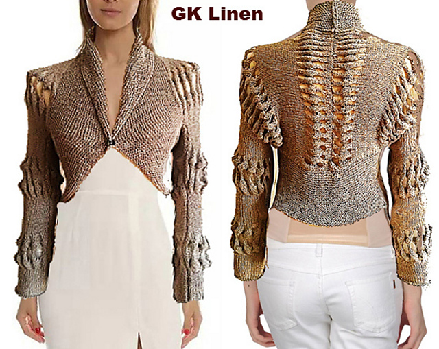 Ravelry: Linen Cardigan pattern by Jen Giezen