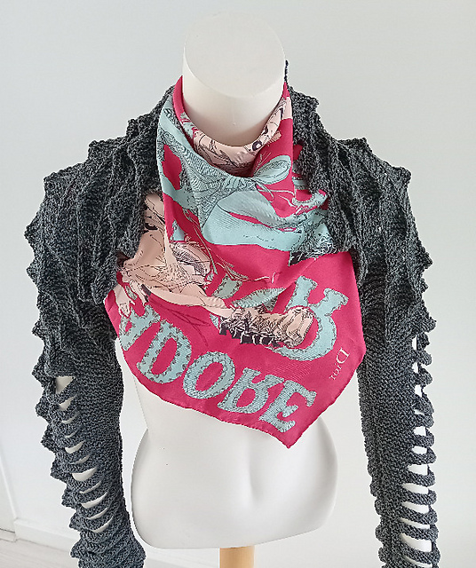 Ravelry: Scarf Shrug Spike pattern by Jen Giezen