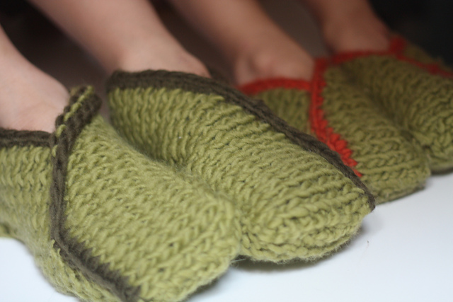 Ravelry: Soft Feet Wrap Slippers pattern by Gillian Grimm