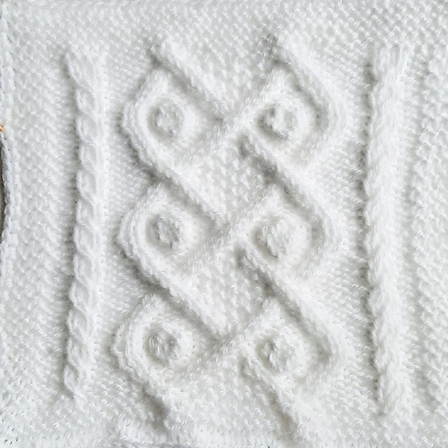 Ravelry: Aran Square 8 inch pattern by gina gardenal