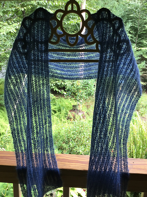 Ravelry: Ribbed Lace Scarf pattern by Gina Knight