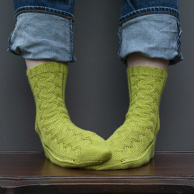 Ravelry: Gherkin Socks pattern by Virginia Sattler-Reimer