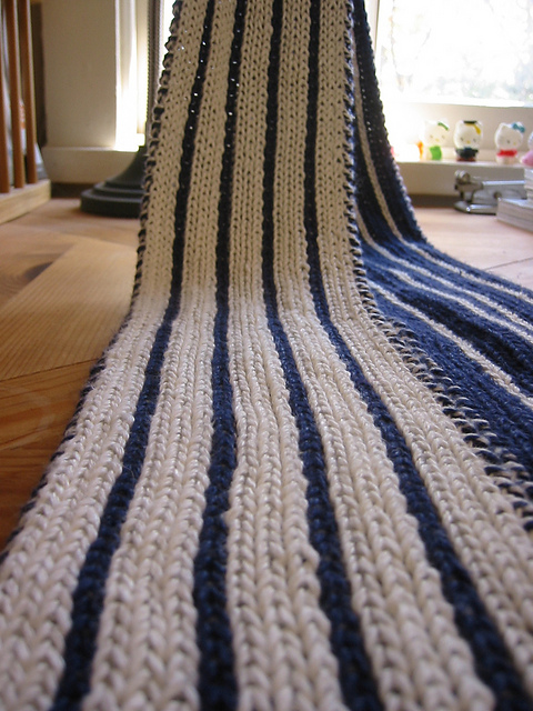Ravelry: Racing Stripes Scarf pattern by Iris Schreier