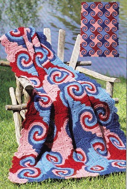 Ravelry: Swirlin' Squares pattern by Diane Patton