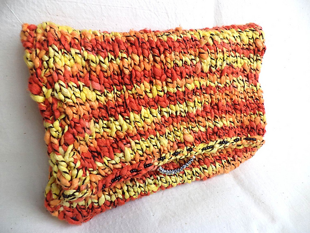 Ravelry: googoocreations' Triya Reversible Foldover Clutch