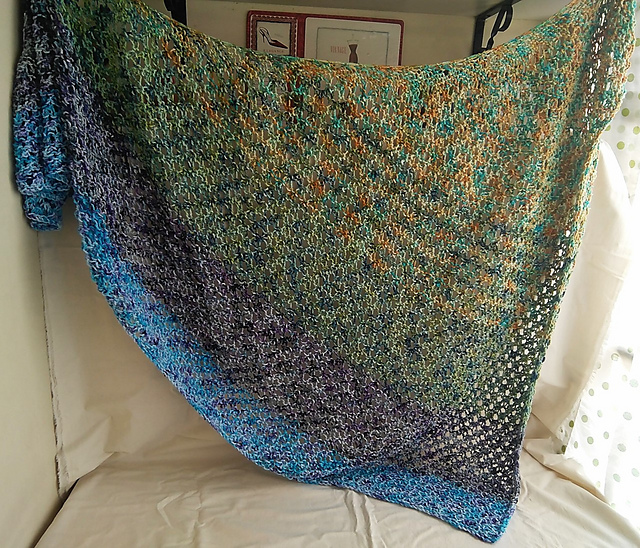 Ravelry: Painter's Rag Shawl pattern by Anita Bose Natarajan
