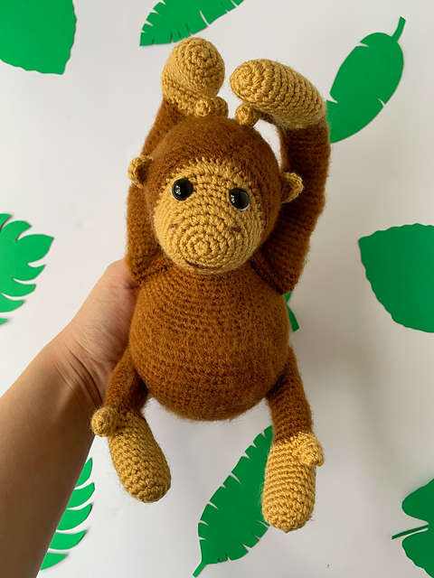 Ravelry: Ozzie the Orangutan pattern by Grace Robson