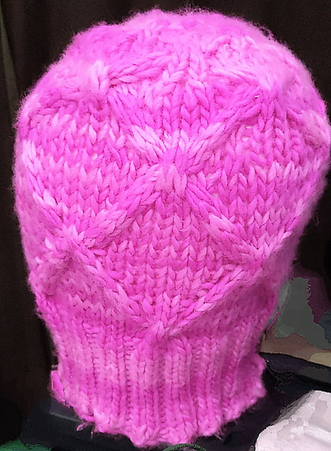 Ravelry: Cable Diamond Hat pattern by Grapestain