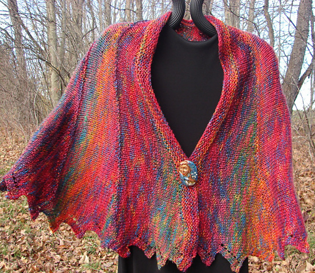 Ravelry: Sawtooth Shawl Long Version pattern by Patti Subik