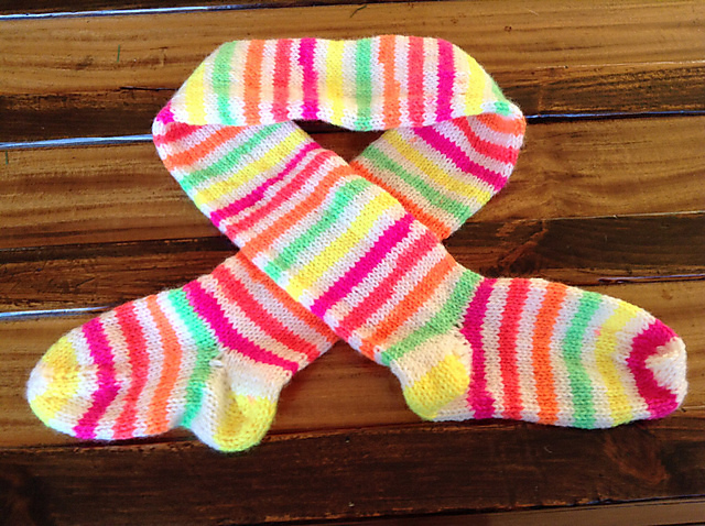 Ravelry: Neon Neck Sock pattern by Becky Greene