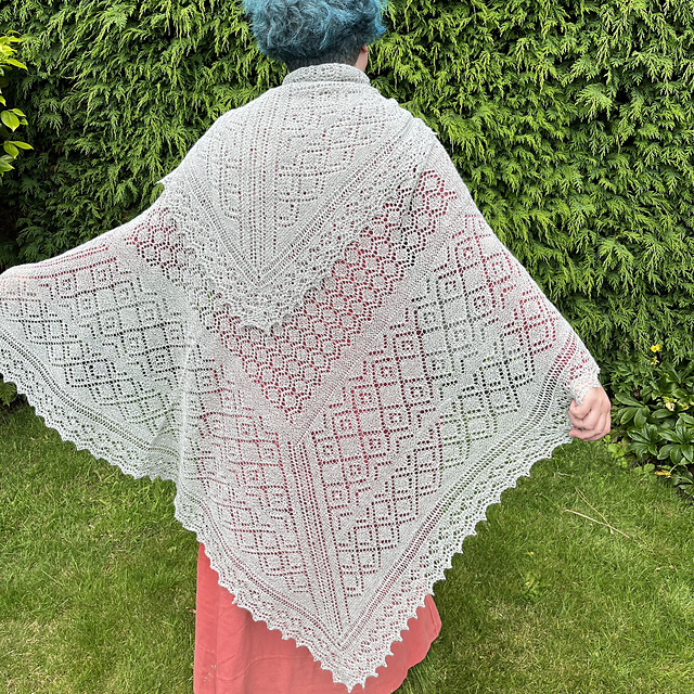 Ravelry: Rhiannon Hap Shawl pattern by Kath Andrews