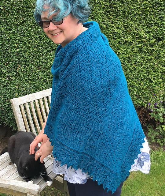 Ravelry: Elinor Hap Shawl pattern by Kath Andrews