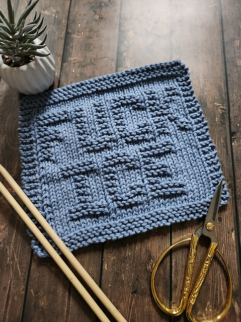 Ravelry: Fuck ICE Dishcloth pattern by Michelle Bernard (GetKnitfacedInCO)