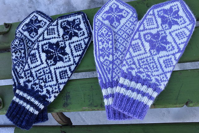 Ravelry: Kald Vinter Votter pattern by Gro Andersen