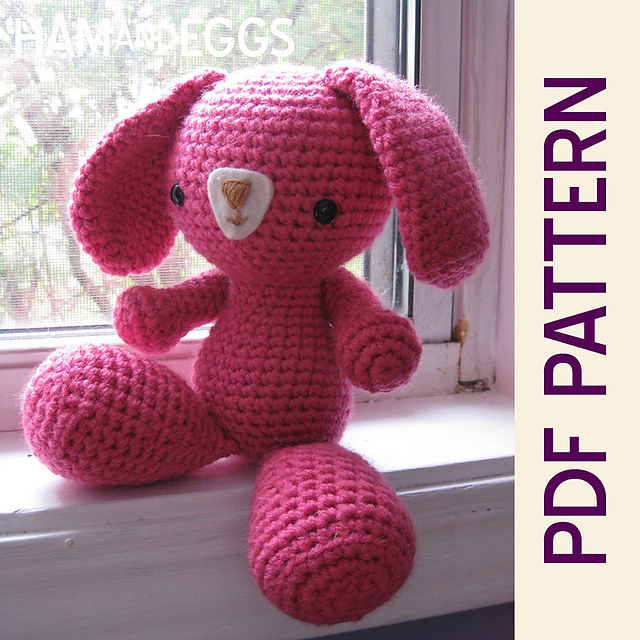 Ravelry: mickey the floppy-eared bunny pattern by Ham and Eggs