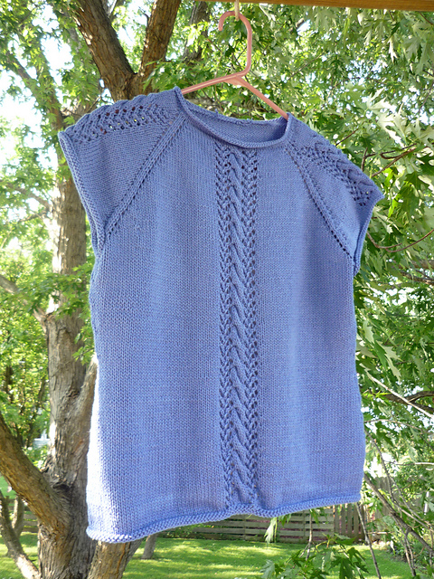 Ravelry: zoe tee pattern by Cheri Christian