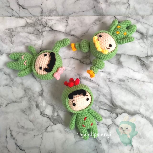 Ravelry: Mini Human Cactus pattern by Gulali Pelangi