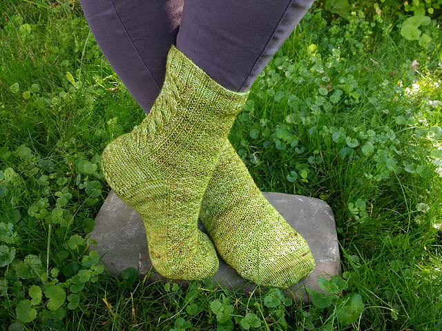 Ravelry: West Farthing Socks pattern by Gwen Moeller