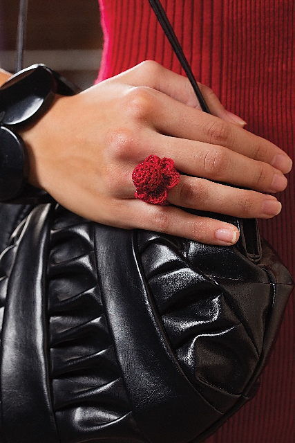 Ravelry: Ruby-licious Ring pattern by Gwen Buttke McGannon