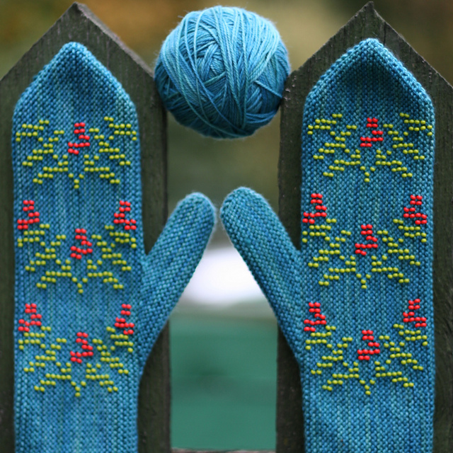 Ravelry: Sweet Rowan Beaded Mittens pattern by Galina Zapletnuka