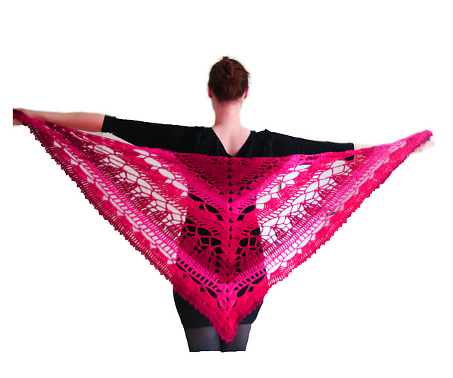 Ravelry: Color Flow Shawl pattern by Elena Madsen