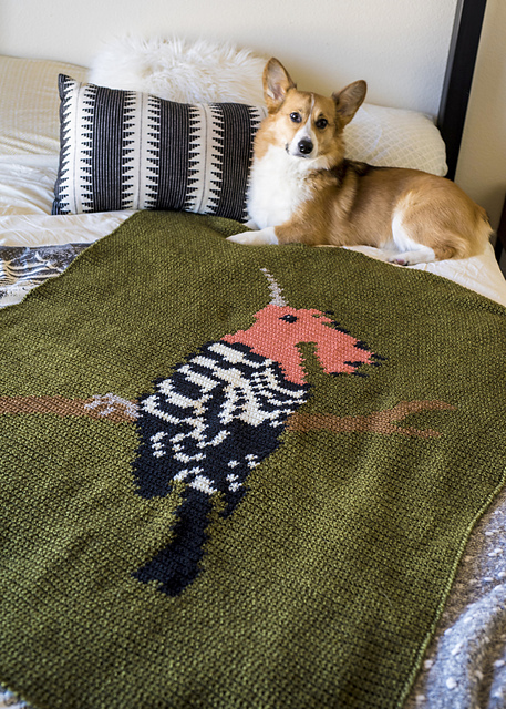 Ravelry: The Hoopoe Blanket pattern by Hailey Bailey