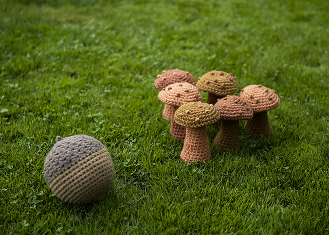 Ravelry: Amanita Strike Bowling Set pattern by Hailey Bailey