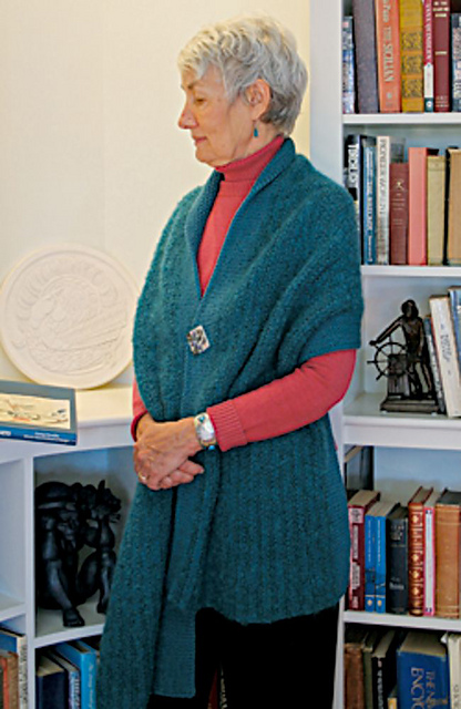 Ravelry: Asymmetrical 1 Button Wrap pattern by Kendra Rafford