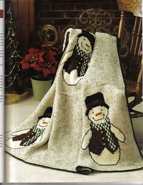Ravelry: Country Snowman Afghan pattern by Carolyn Christmas