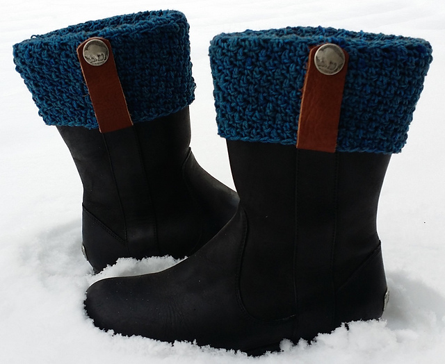 Ravelry: Buff Cuff Boot Topper pattern by Handiworks Ltd
