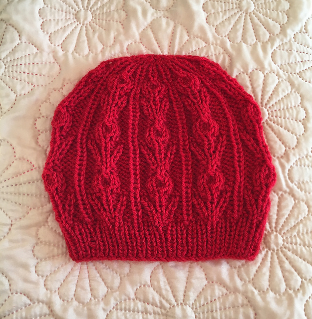 Ravelry: Red Hat with Tulips pattern by Yelena Chen