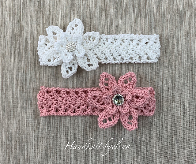 Ravelry: Headband with a Fancy Flower pattern by Yelena Chen