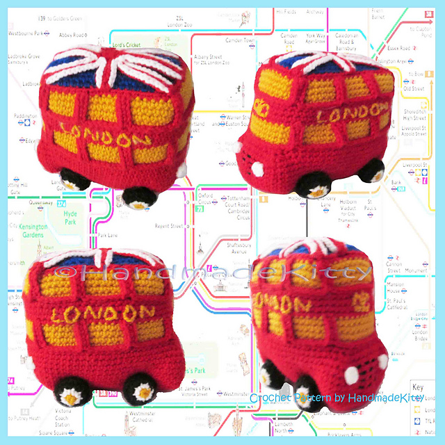 Ravelry: London Bus pattern by Jenny Lloyd